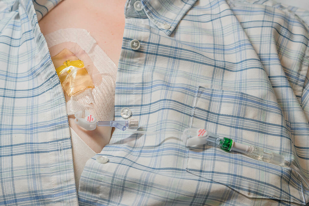 Infusionstag bei Krebs: Ablauf, Ablenkung, Wohlbefinden